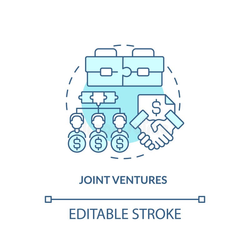 Customizable Joint Ventures Linear Icon FDI Concept Stock Vector ... Customizable Joint Ventures Linear Icon FDI Concept Stock Vector ...