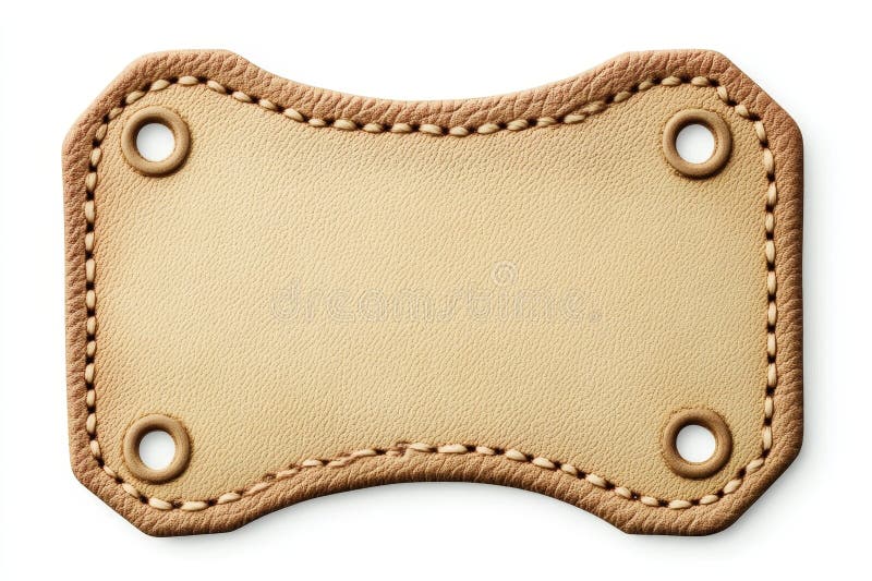 Customizable Leather Name Tag Patch Stock Illustrations – 4 ...