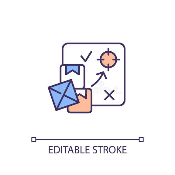 Customizable Optimization Algorithms Linear Icon Stock Vector Illustration Of Line Outline