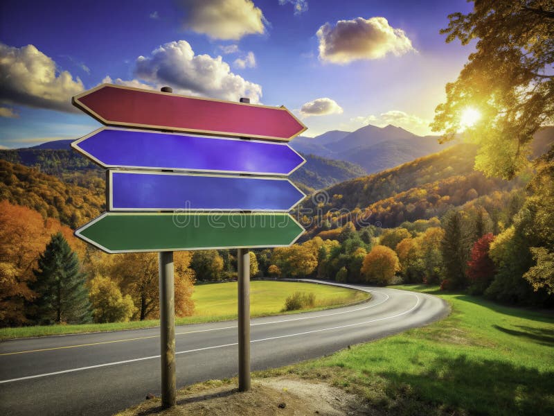 Customizable Panoramic Arrow Sign Versatile Directional Signage for ...