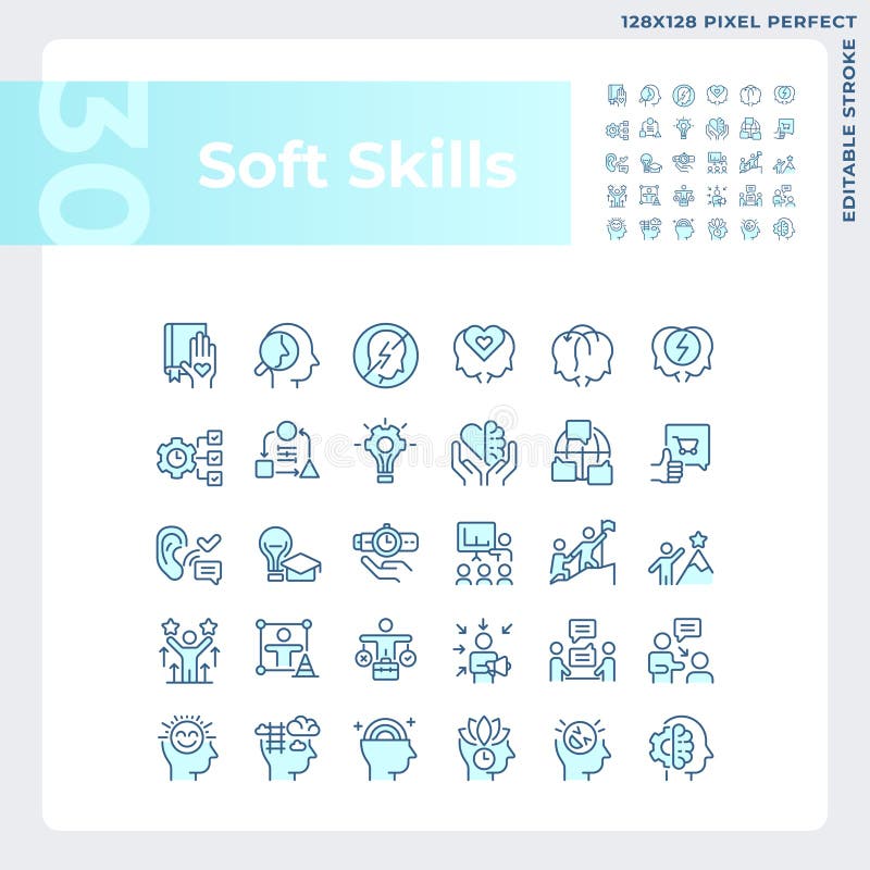 Set of Customizable Pixel Perfect Black Eye Care Icons Stock ...