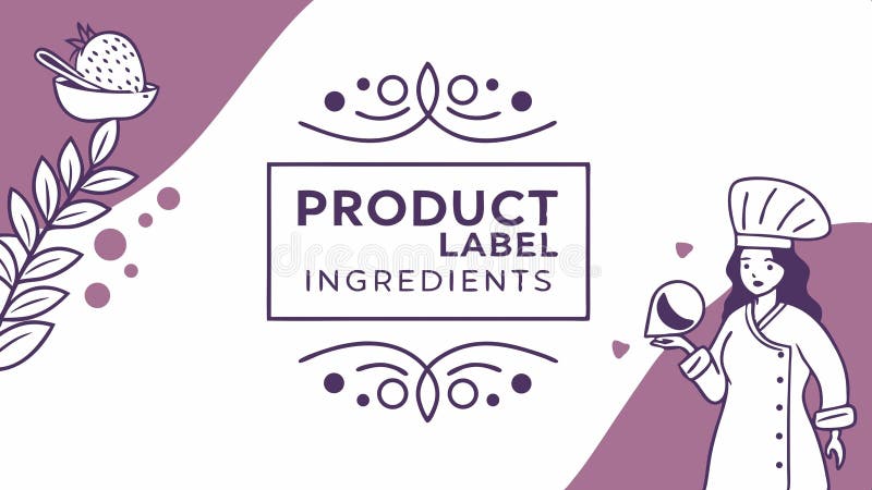 Product Label Template Vector, Customizable Design for Branding and ...