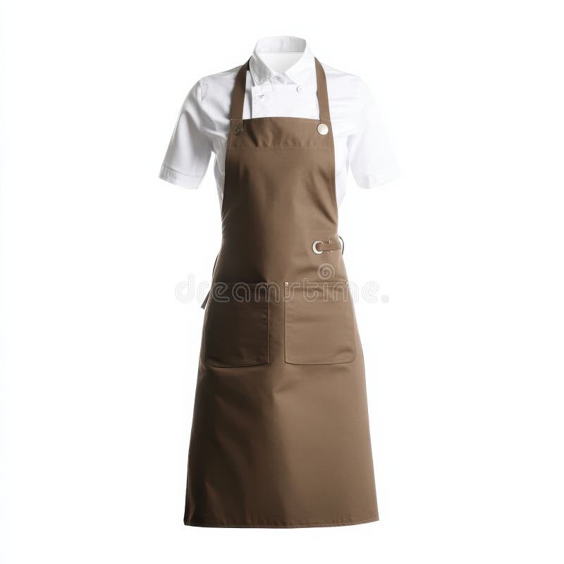 Customizable Restaurant Uniform Mockup Stock Illustrations – 9 ...