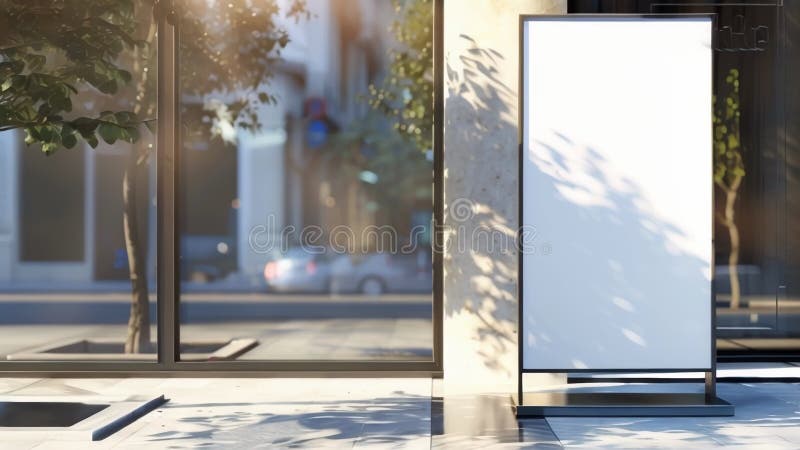 A Customizable Sidewalk Sign Featuring Interchangeable Panels for ...