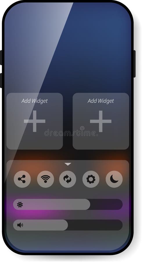 Customizable Smartphone Interface with Dark Theme and Dynamic Widgets ...
