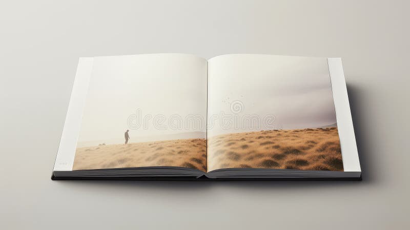 Customizable Square Book Template Stock Illustration - Illustration of ...