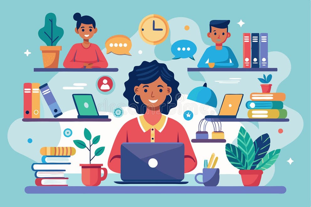 A Customizable Telecommuting Workspace Highlights Collaborative Tools ...