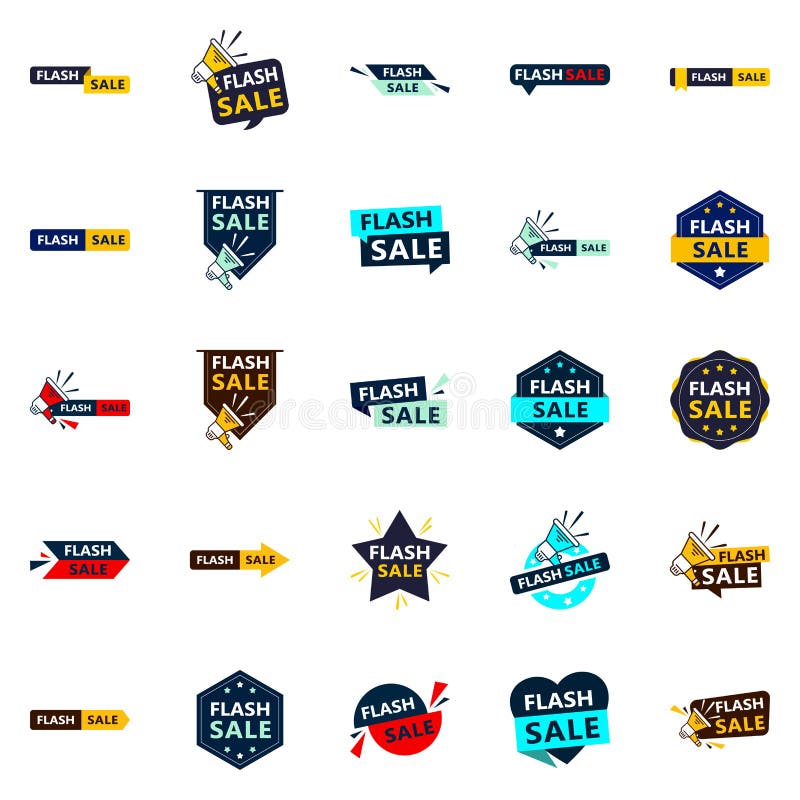 25 Customizable Vector Designs in the Flash Sale Pack Perfect for ...