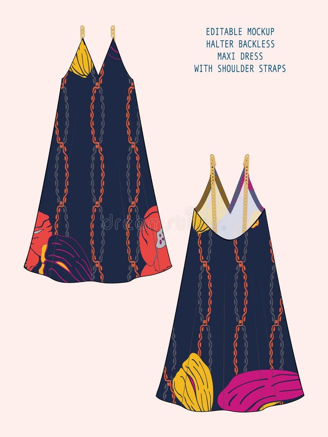 CUSTOMIZABLE VECTOR GARMENT TEMPLATE Stock Vector - Illustration of ...