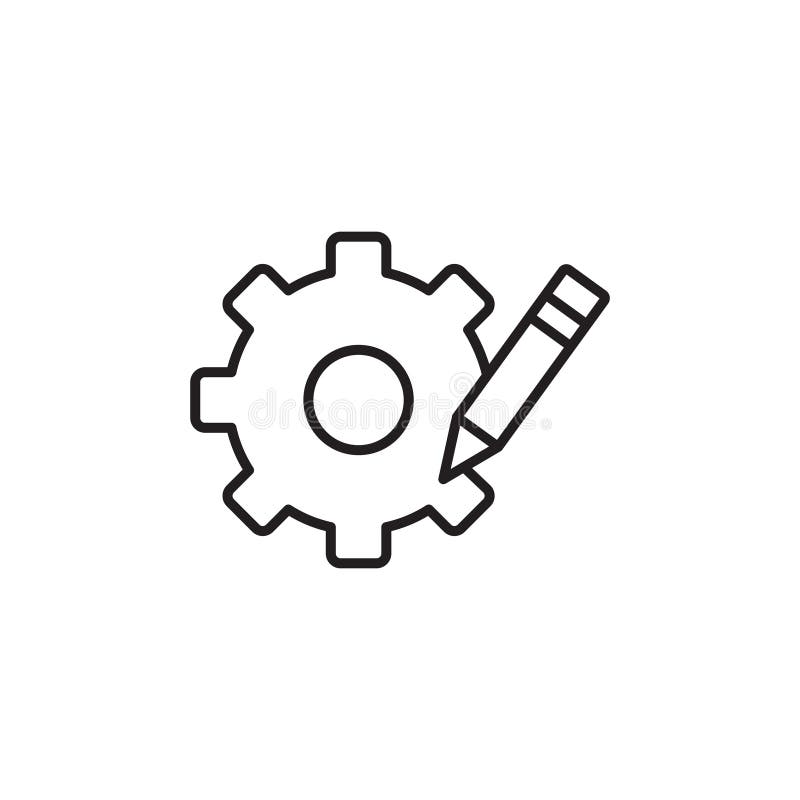 Customization icon vector stock vector. Illustration of tool - 348419832