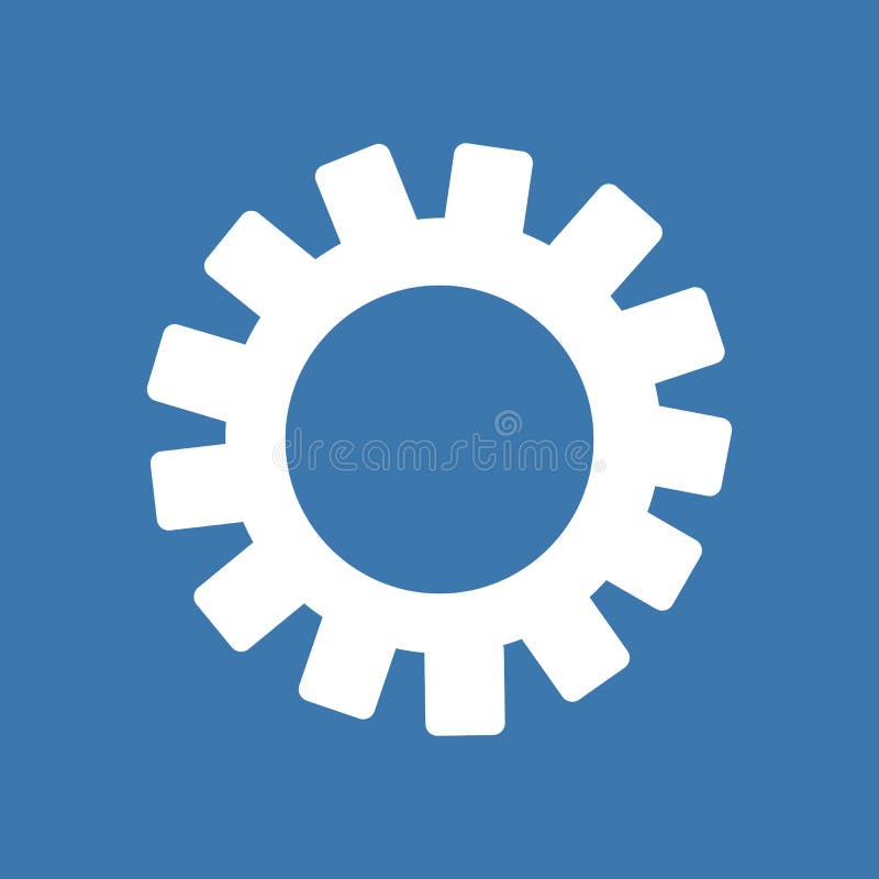 Customization Mark As an Icon on a Blue Background Stock Vector ...