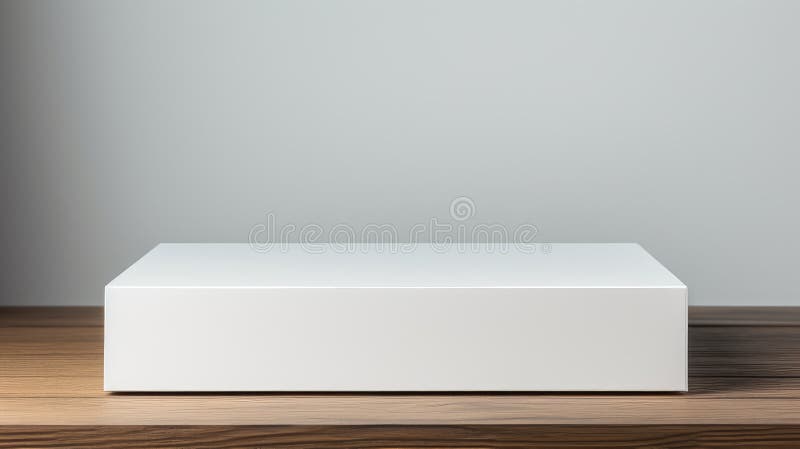 Customization White Box Template Stock Illustration - Illustration of ...