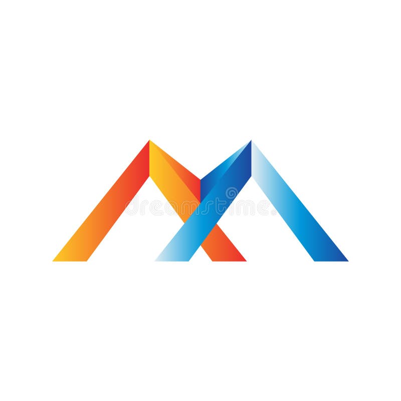 Customize Abstract Creative Letter M Initial Logo Design Vector ...