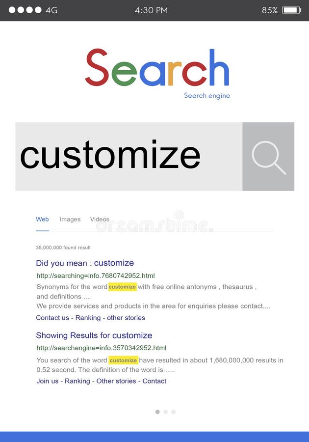 Customize Modify Create Adjust Concept Stock Illustration ... Customize Modify Create Adjust Concept Stock Illustration ...