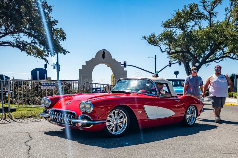 Customized 1962 Chevrolet Corvette Convertible Editorial Stock Image ...