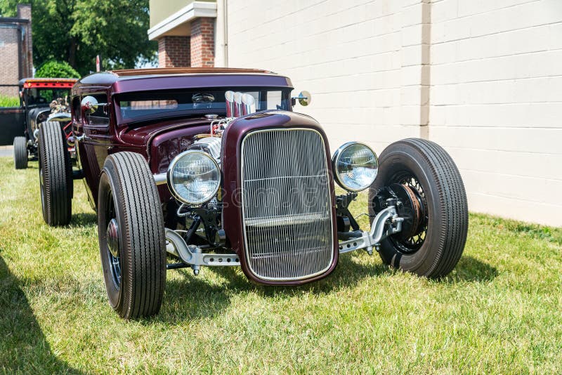 Customized Classic Lowrider Hot Rod Roadster Stock Photos - Free ...