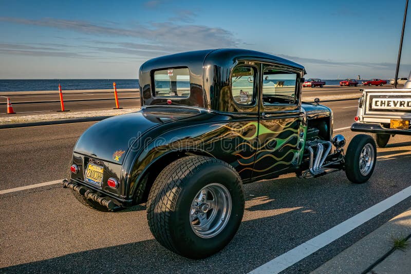 Customized 1930 Ford Model a 5 Window Hot Rod Editorial Image - Image ...