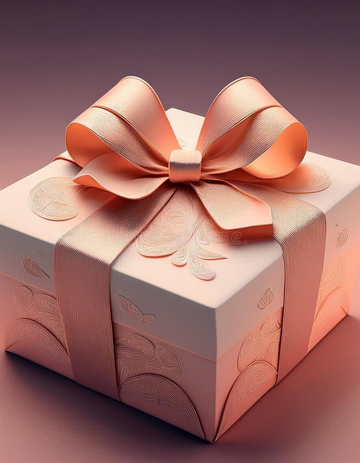 Customized Gift Box with Name Engraving, Elegant Wrapping Pink Color ...