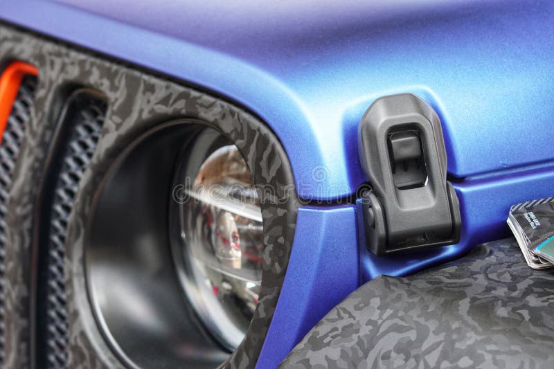 Customized Jeep Wrangler at Drop Down Expo in Bucharest Editorial Image ...