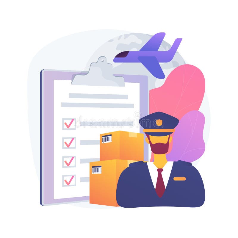 Customs Clearance Abstract Concept Vector Illustration Stock Vector ...