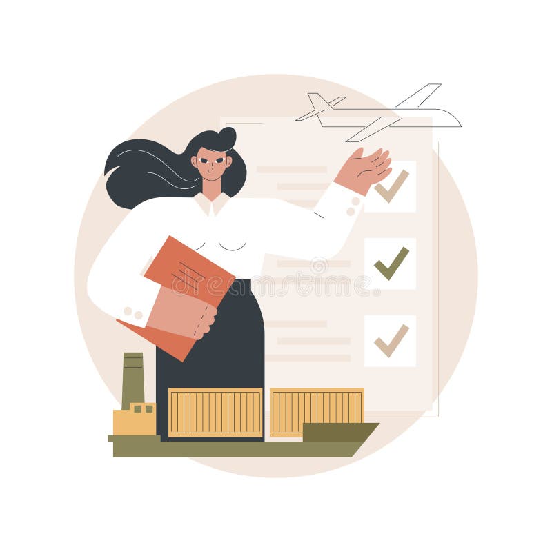 Customs Clearance Abstract Concept Vector Illustration. Stock Vector ...