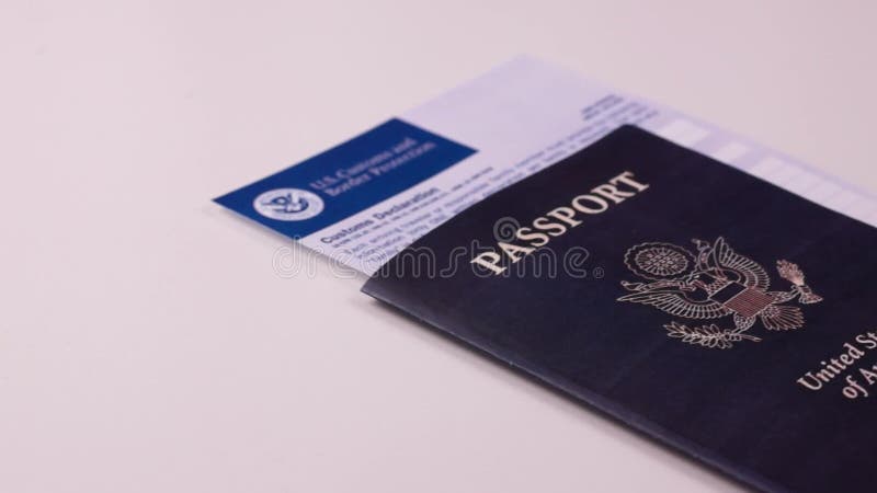Customs declaration form stock footage. Video of duty - 149446390