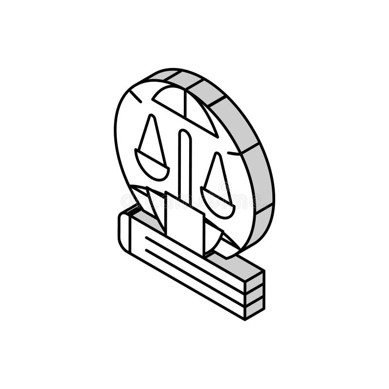 Customs Compliance Logistic Manager Isometric Icon Vector Illustration ...