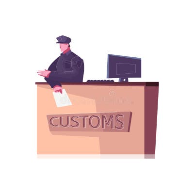 Customs Desk Stock Illustrations – 154 Customs Desk Stock Illustrations ...