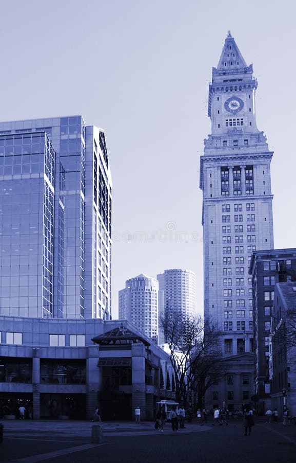 Customs house, Boston stock photo. Image of business - 25908434