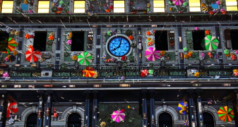 Customs House on Vivid Sydney Editorial Photography - Image of urban ...