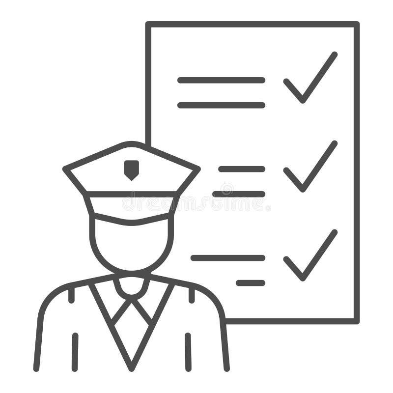 Declare line icon stock vector. Illustration of detailed - 225115578