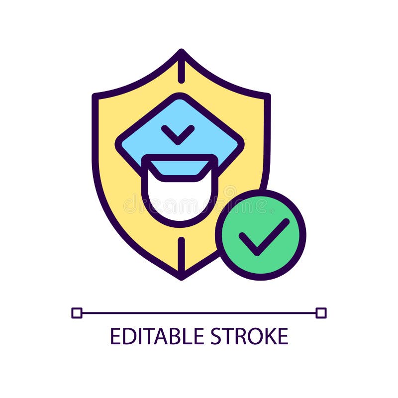 Customs Officer RGB Color Icon Stock Vector - Illustration of ...