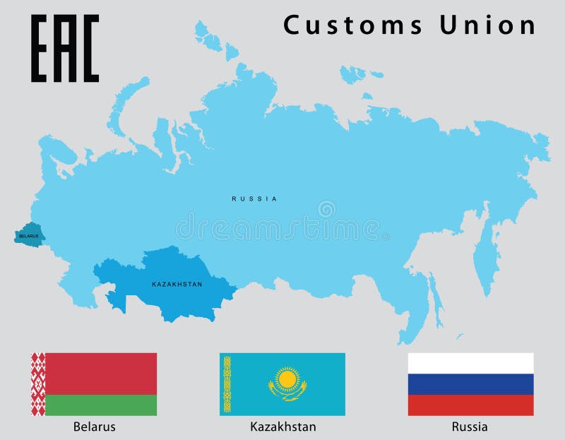 Customs Union stock vector. Illustration of market, territory - 38889942