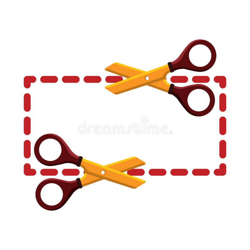 Cut Along Line Stock Illustrations – 136 Cut Along Line Stock ...