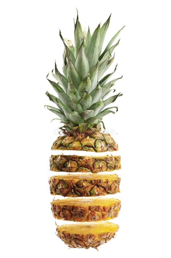 Cut ananas stock image. Image of healthy, detail, piece - 34506185