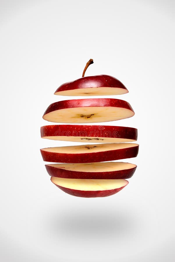 Cut apple stock photo. Image of organic, nutrition, healthy - 174699116