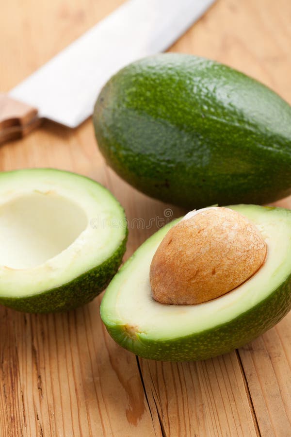 Cut avocado stock photo. Image of ingredient, open, freshness - 16758664