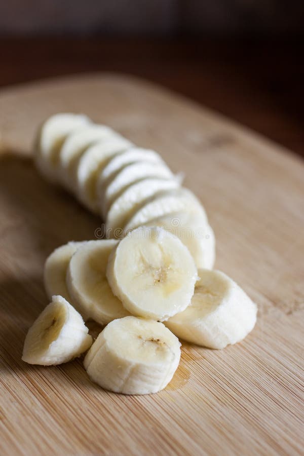 Cut Banana stock image. Image of vitamin, snack, ingredient - 49587951