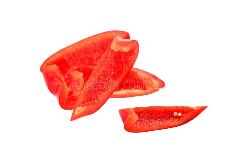 Cut the bell peppers stock photo. Image of cooking, paprika - 87661096