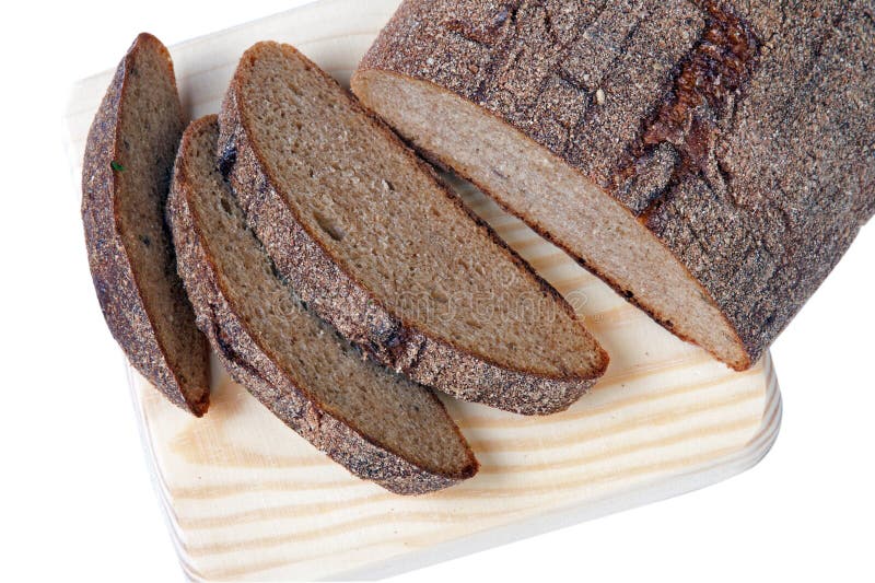 Cut bread stock image. Image of corn, fresh, loaf, isolated - 13532625