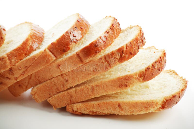 Cut bread stock photo. Image of breakfast, baguette, healthy - 5307556
