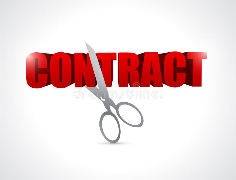 Contract document stock vector. Illustration of graphic - 17751817