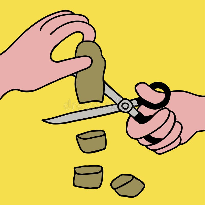 Cut the Crap. Idiomatic Expression. Metaphoric Idiom Stock Vector ...