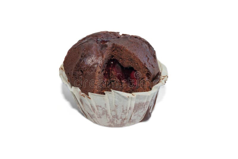 Cut cupcake stock image. Image of ingredient, close, grained - 53993455