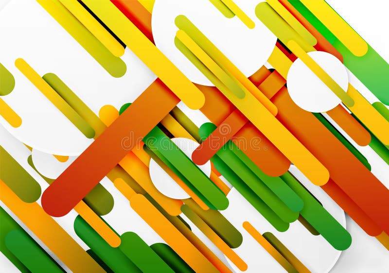 Cut 3d Paper Color Straight Lines Abstract Background Stock Vector ...