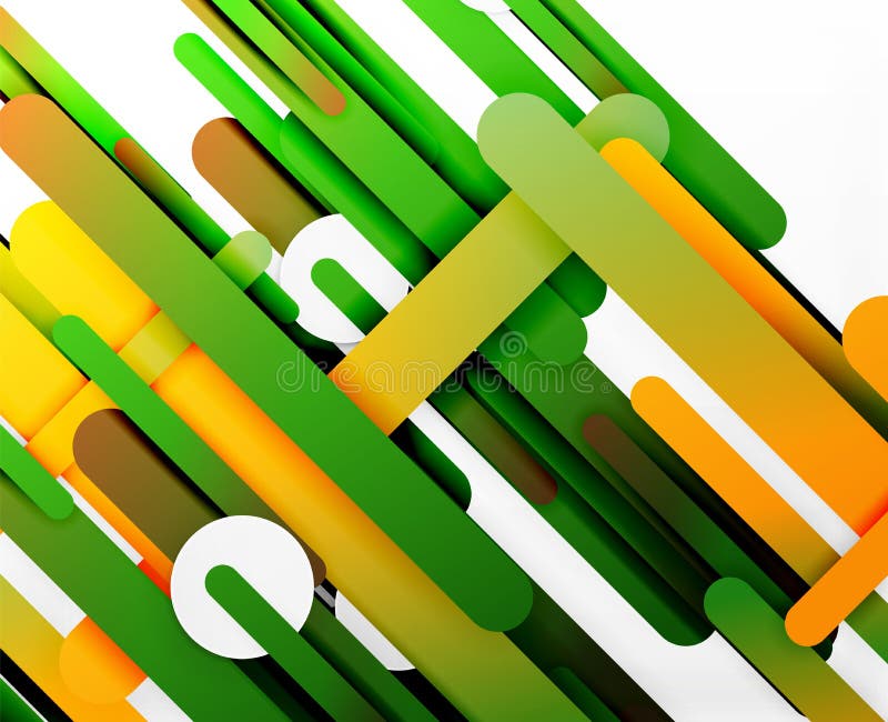 Cut 3d Paper Color Straight Lines Abstract Background Stock Vector ...