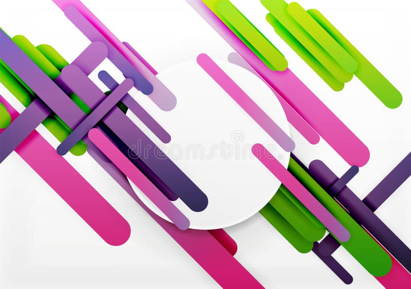 Cut 3d Paper Color Straight Lines Abstract Background Stock Vector ...