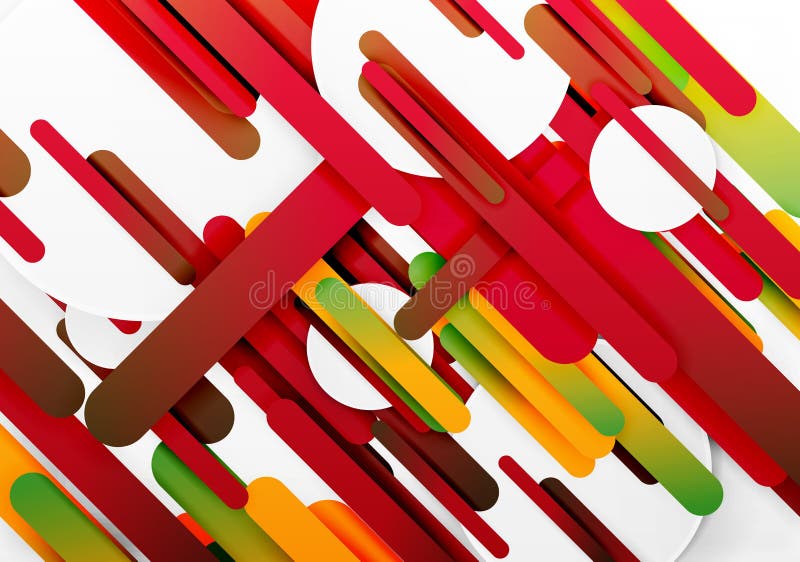 Cut 3d Paper Color Straight Lines Abstract Background Stock Vector ...