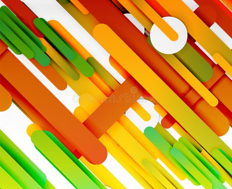 Cut 3d Paper Color Straight Lines Abstract Background Stock Vector ...