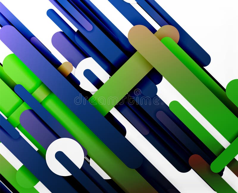 Cut 3d Paper Color Straight Lines Abstract Background Stock Vector ...